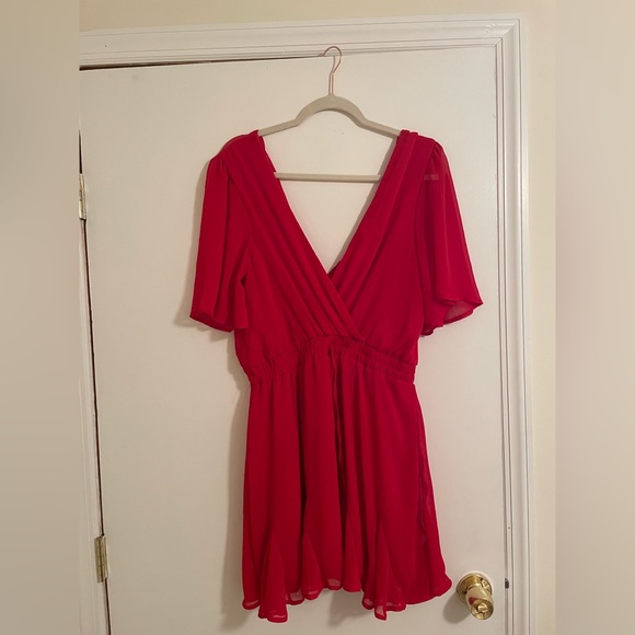 Francesca's Collections | Dresses | Nwt Francescas New Red Mini Dress ...